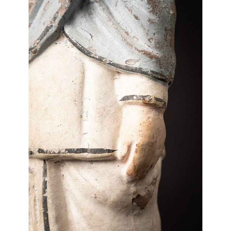 Antique pottery statue of Indian Figure from India For Sale at 1stDibs