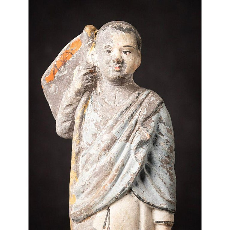 Antique pottery statue of Indian Figure from India For Sale at 1stDibs