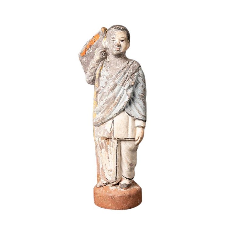 Antique pottery statue of Indian Figure from India For Sale at 1stDibs
