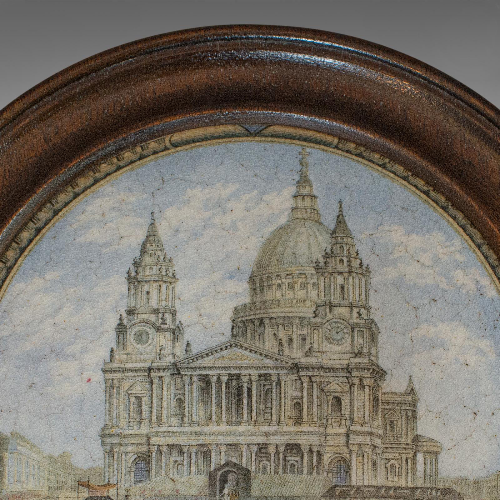 Antique Prattware Jar Lid, English, Mahogany, Ceramic, Duke of ...