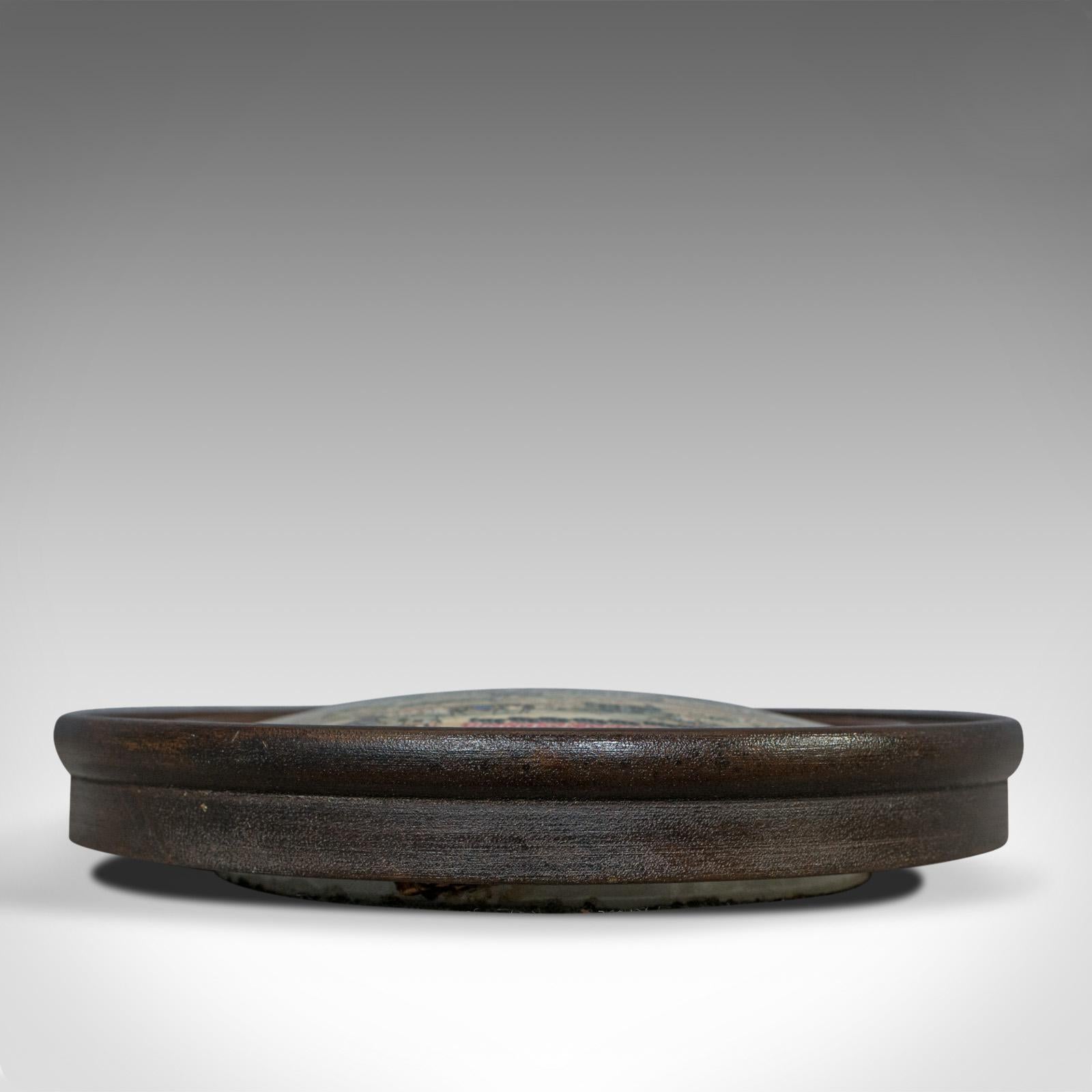 Antique Prattware Jar Lid, English, Mahogany, Ceramic, Duke of ...