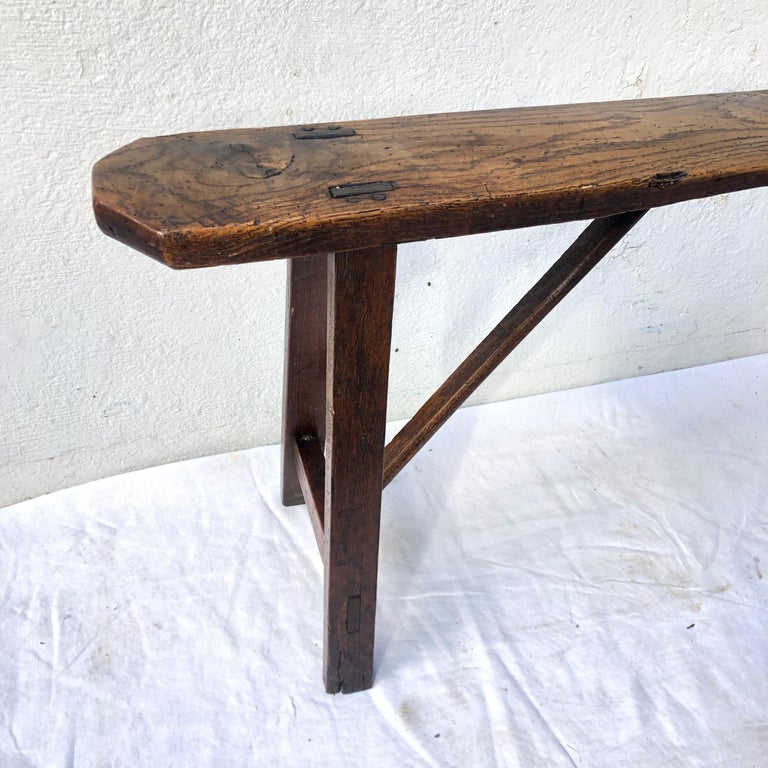 Antique Primitive Bench at 1stDibs | primitive benches for sale