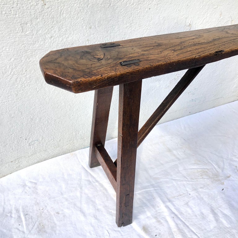 Antique Primitive Bench at 1stDibs | primitive benches for sale