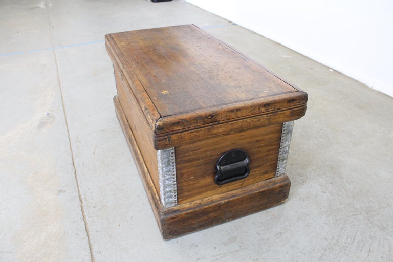 Antique Civil War Officers Chest or Trunk at 1stDibs | civil war chest ...
