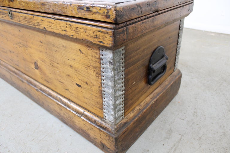Antique Civil War Officers Chest or Trunk at 1stDibs | civil war chest ...