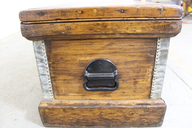 Antique Civil War Officers Chest or Trunk at 1stDibs | civil war chest ...