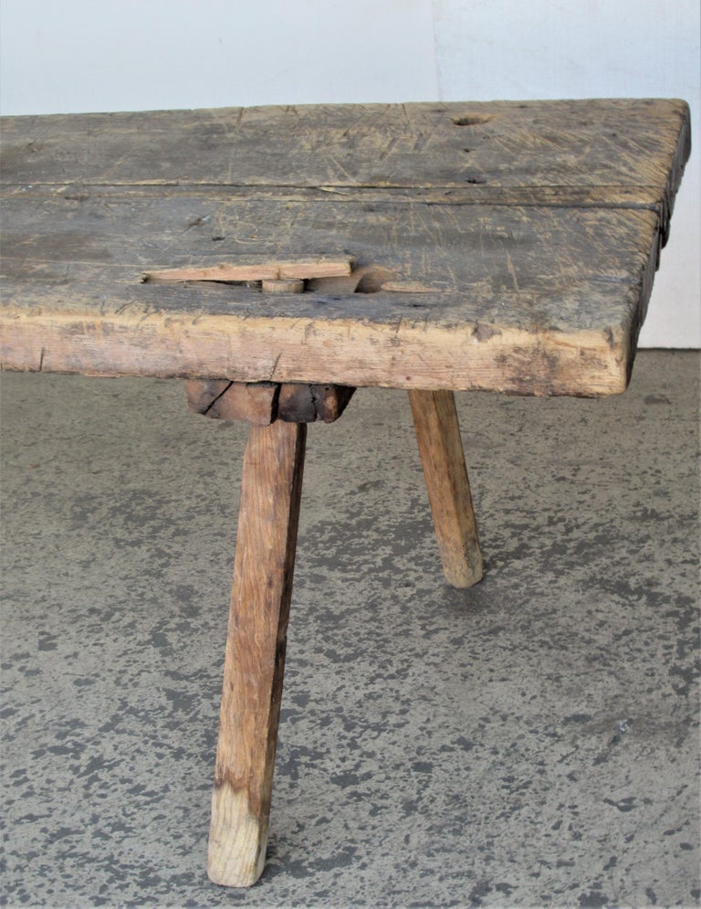 19th Century American Primitive Butcher's Table at 1stDibs