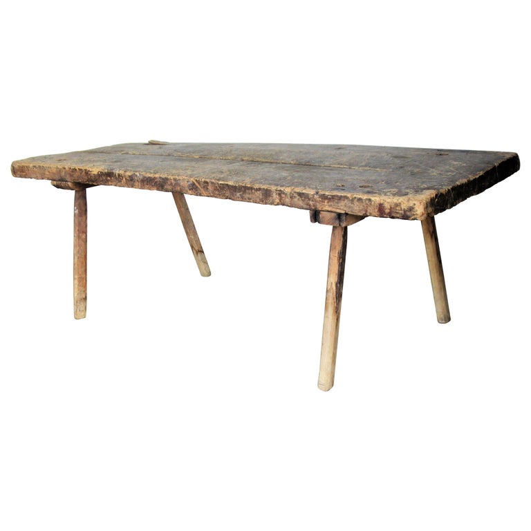 19th Century American Primitive Butcher's Table at 1stDibs