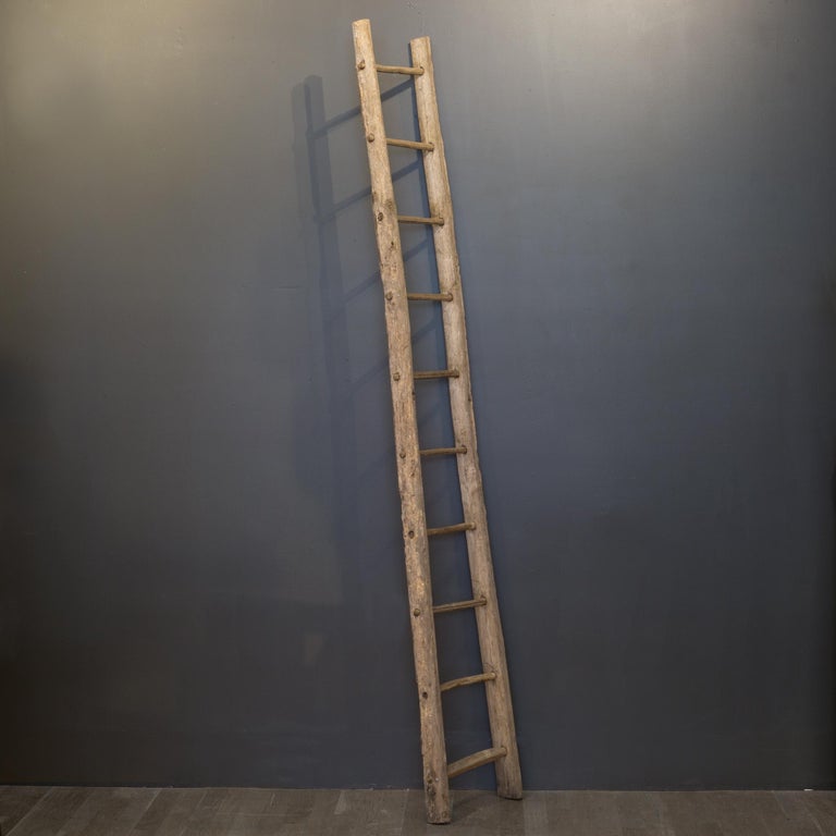 Antique Primitive Handmade Rustic Ladder, circa 1920-1940 For Sale at ...