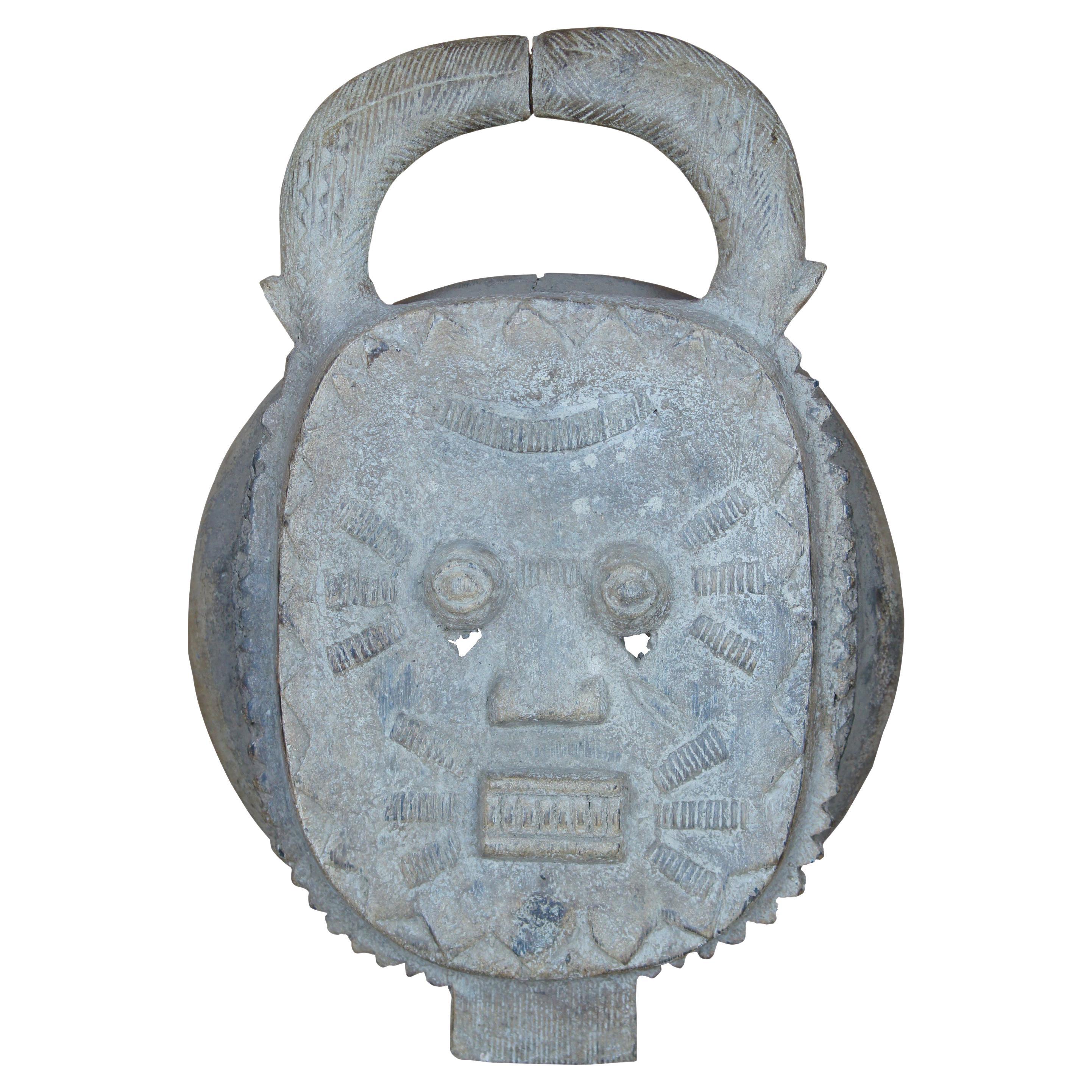 African Bamileke Tribal Mask from Cameroon with Horns at 1stDibs