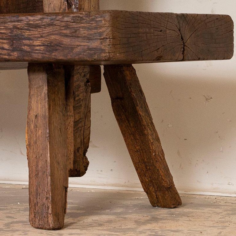 Antique Rustic Wood Wine Press, circa 1880 at 1stDibs