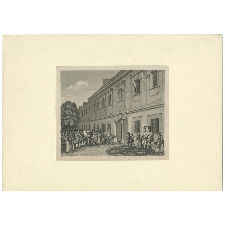 Antique Print of a Building in Vienna, Austria, circa 1850 For Sale at ...