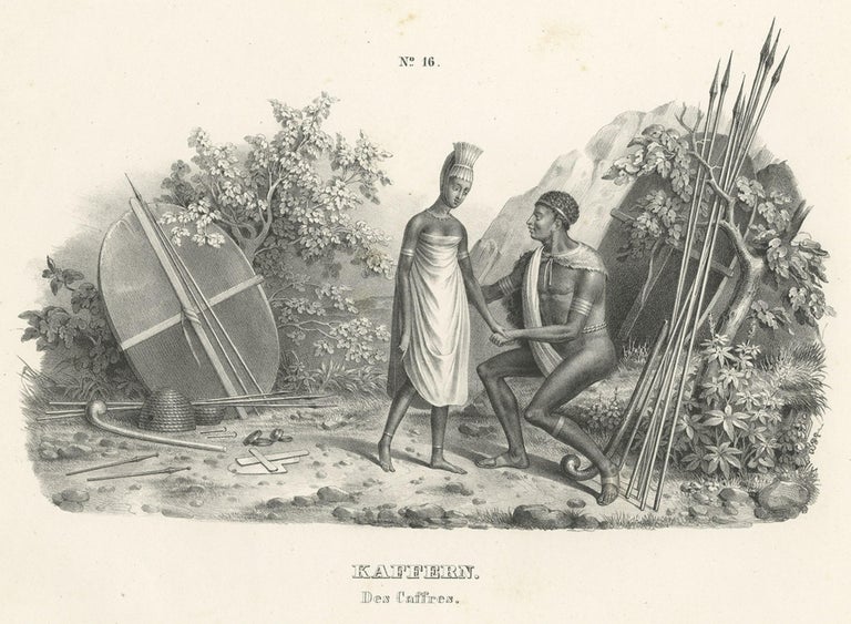 Antique Print of a Kafir, an Arabic Term Meaning Unbeliever or ...