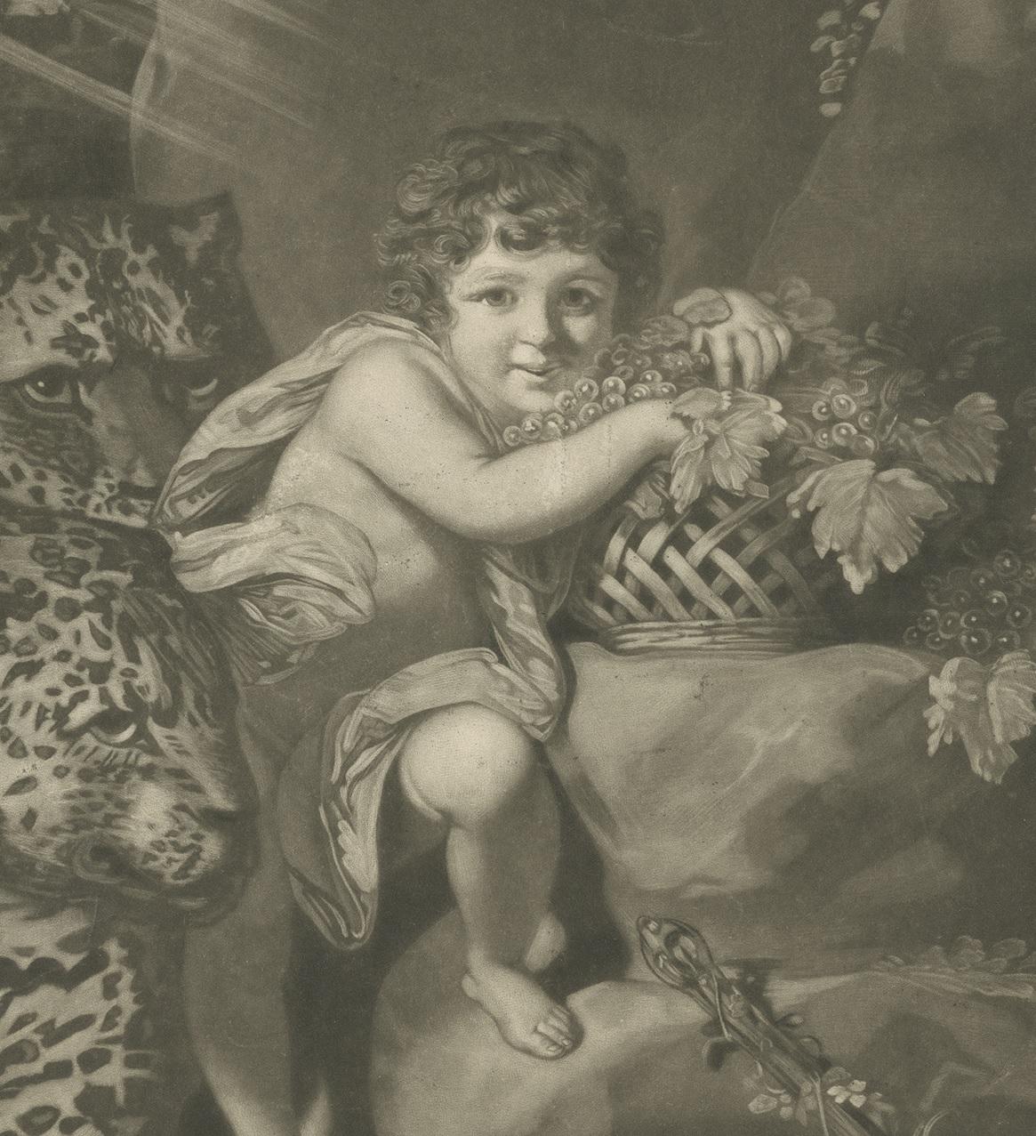 Antique Print of Bacchus by Smith, 1776 at 1stDibs