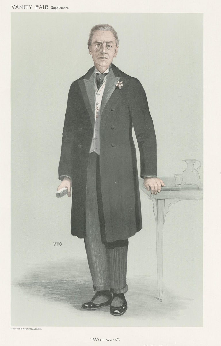Antique Print of Joseph Chamberlain Published in the Vanity Fair, 1908 ...