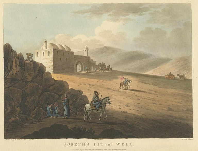 Antique Print of Joseph's Well by Spilsbury, 1803 For Sale at 1stDibs