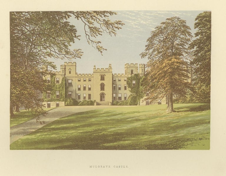 Antique Print of Mulgrave Castle by Morris, circa 1880 For Sale at 1stDibs