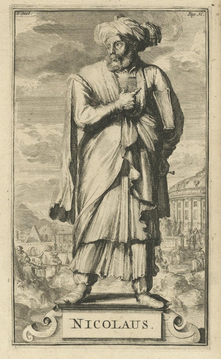 Antique Print of Nicolaus, a Christian Heresy, Published ca. 1701 For ...