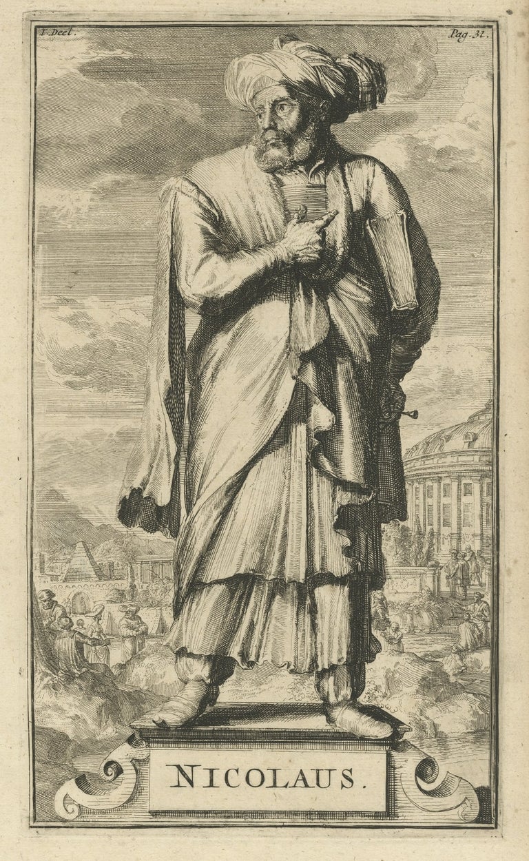 Antique Print of Nicolaus, a Christian Heresy, Published ca. 1701 For ...