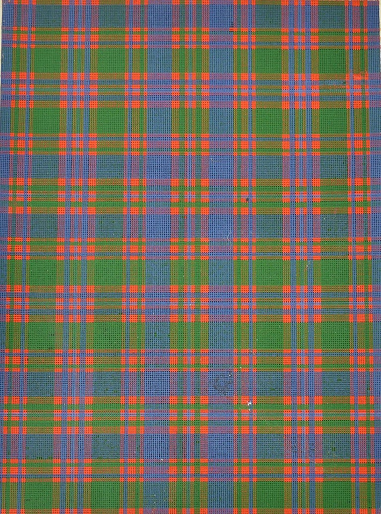 Antique Print of the Scottish Clan Macintyre Tartan, circa 1860 For ...