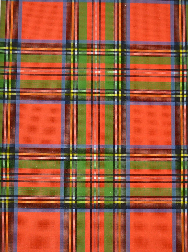 Antique Print of The Scottish Clan Stuart Tartan, circa 1860 For Sale ...