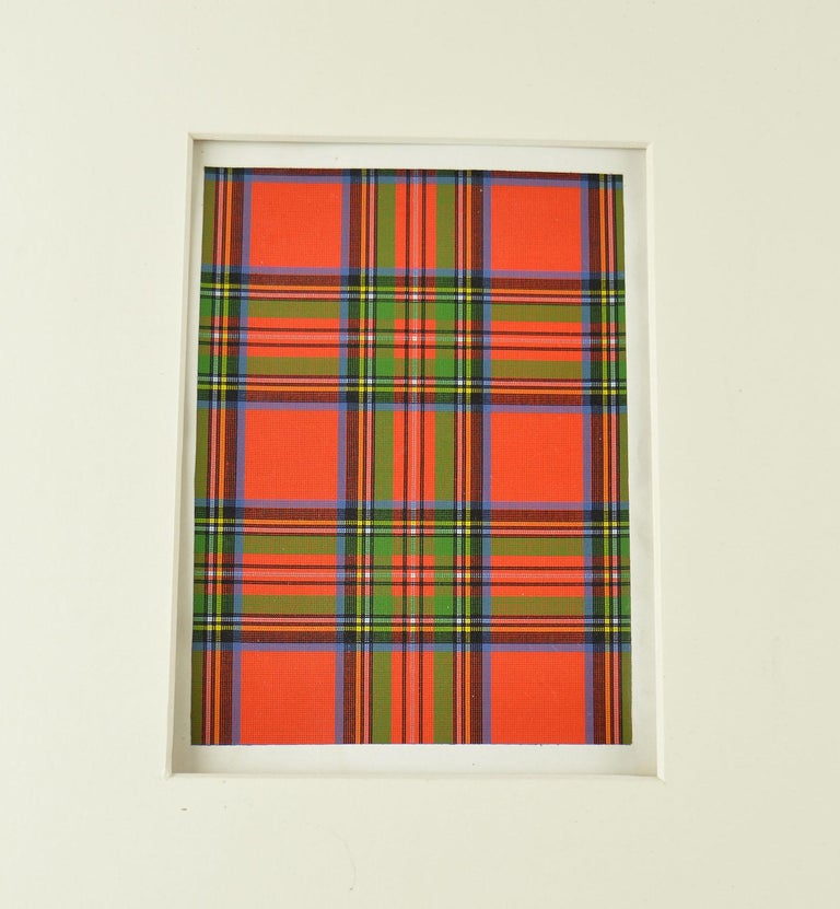 Antique Print of The Scottish Clan Stuart Tartan, circa 1860 For Sale ...