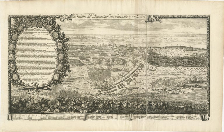 Antique Print of the Second Day of the Battle of Warsaw, Poland For ...