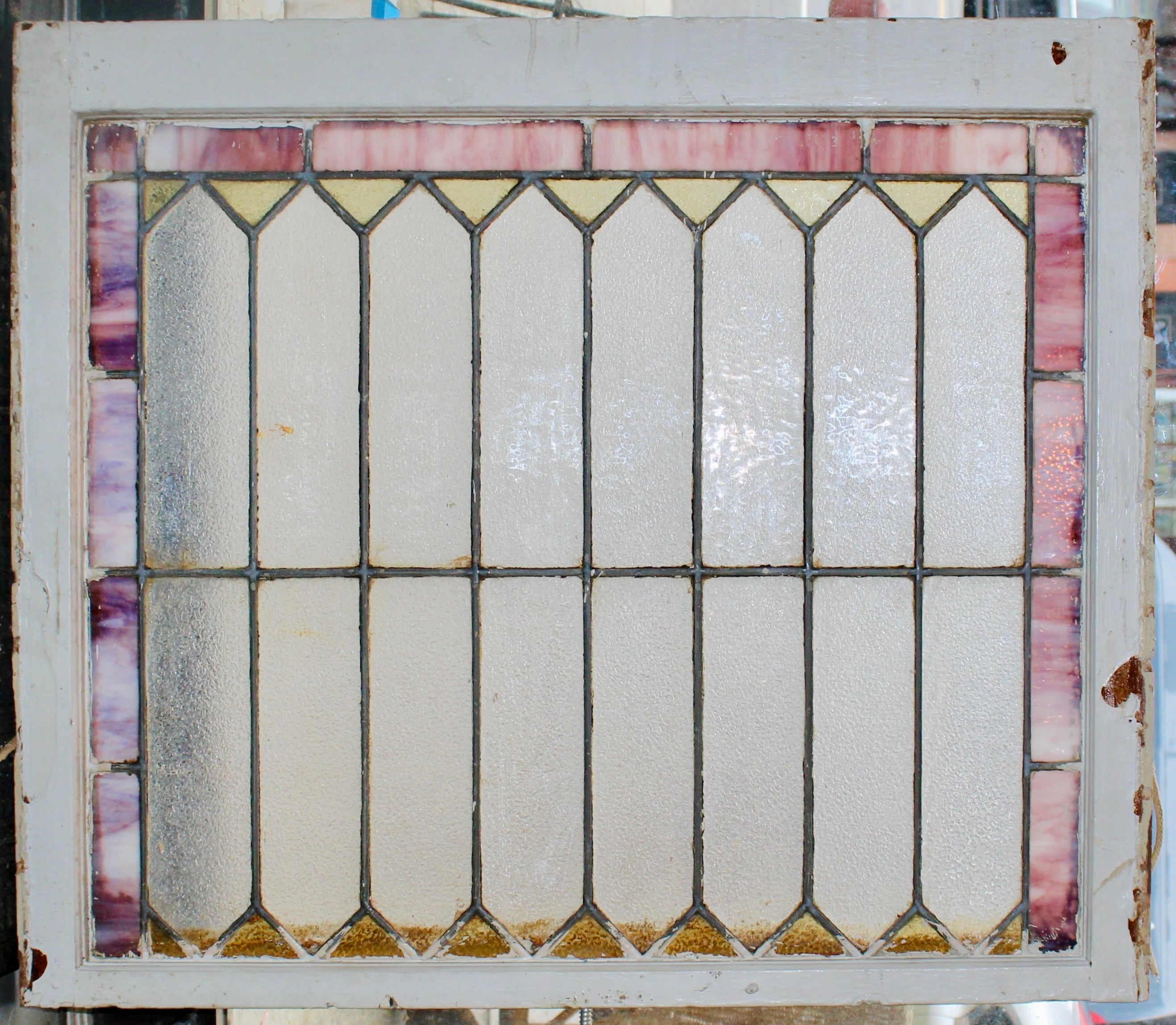 Antique Privacy Window 36" x 31" For Sale at 1stDibs