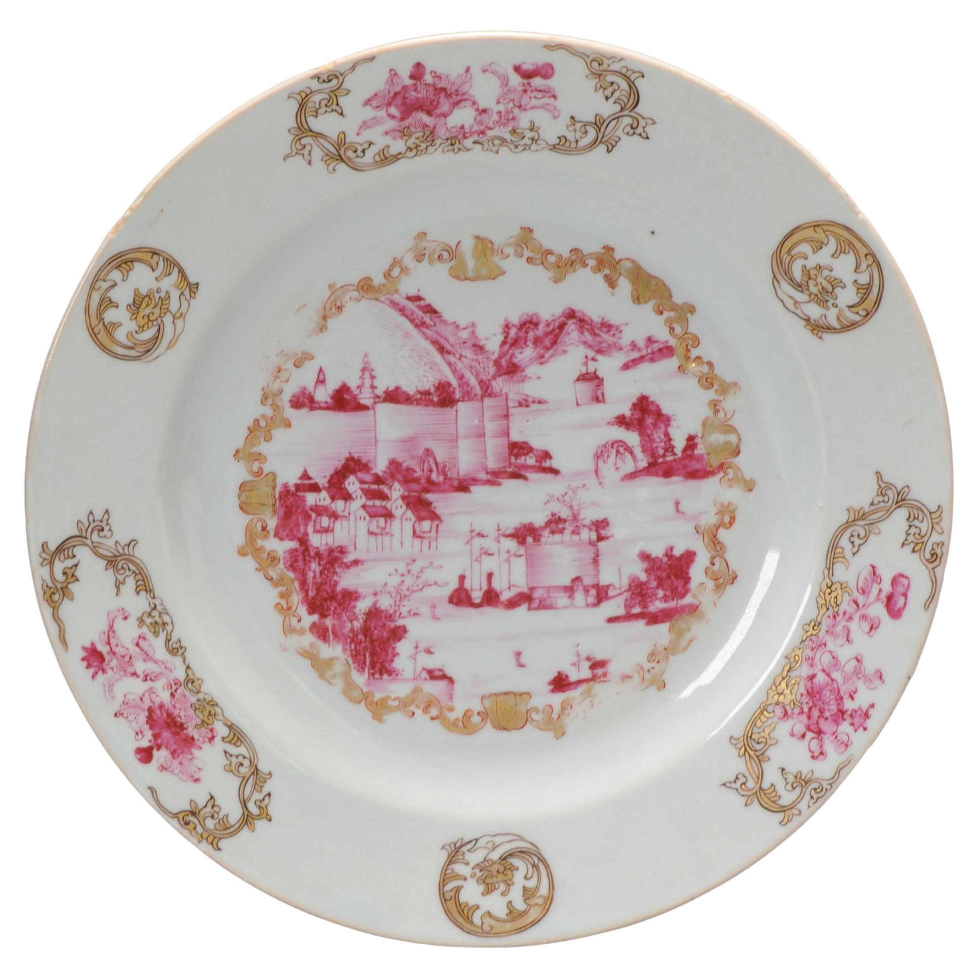 Set of 6 Antique Chinese Porcelain Yongzheng/Qianlong White Blue Dinner ...