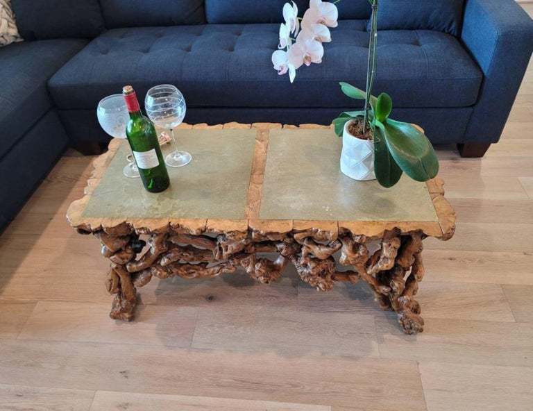 Antique Qing Dynasty Chinese Burl Root Wood Coffee Table For Sale at ...