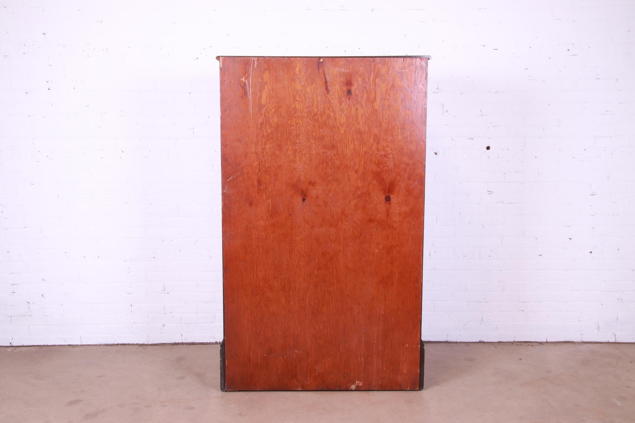 Antique Quarter Sawn Oak 35-Drawer Deed Filing Cabinet, Circa 1890 at ...