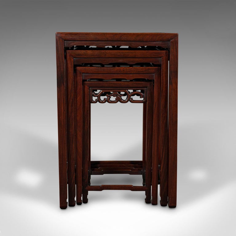 Antique Quartetto Nesting Tables, Chinese, Occasional, Victorian, Circa ...