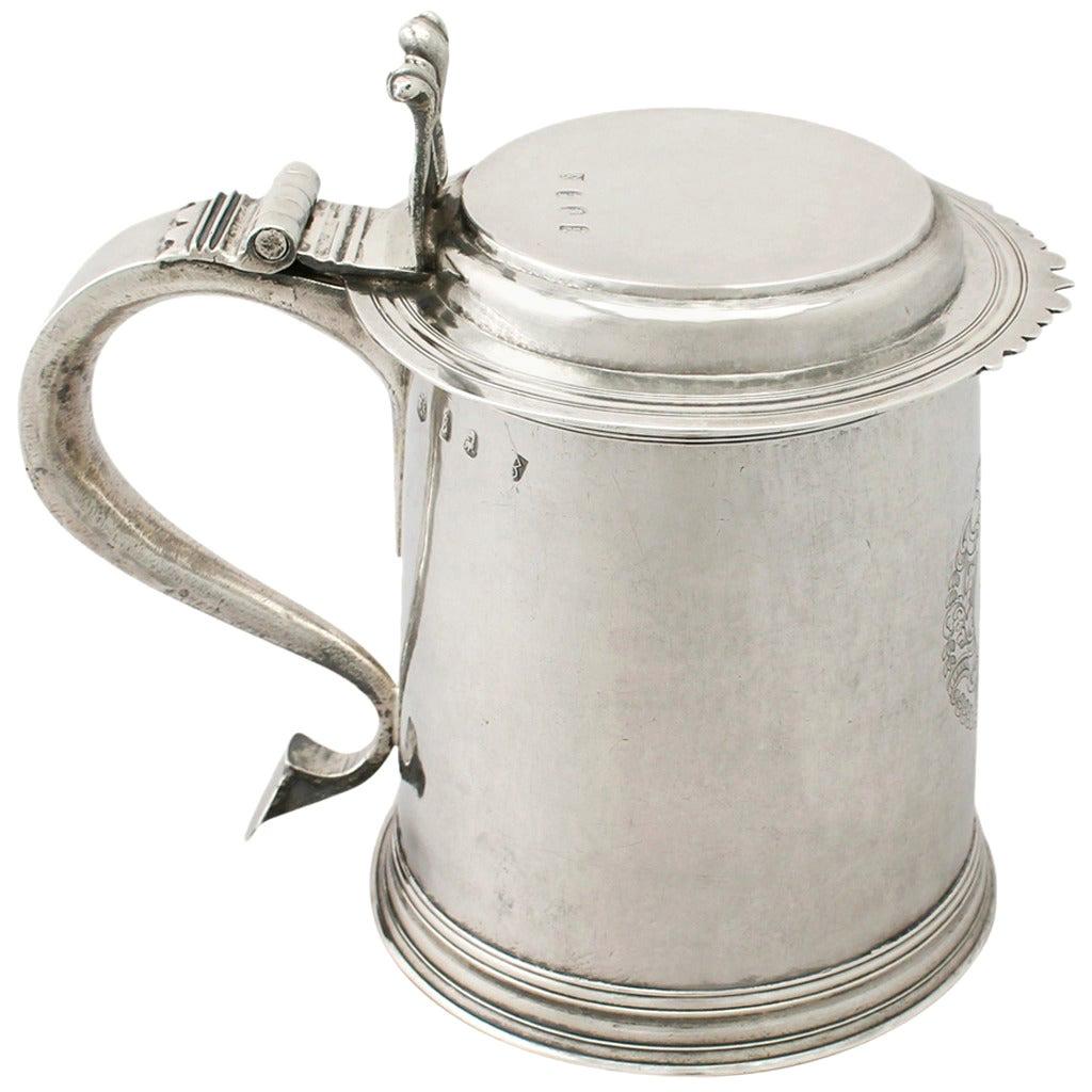 Edwardian Silver Hunting Themed Tankard by Holland, Aldwinkle and ...