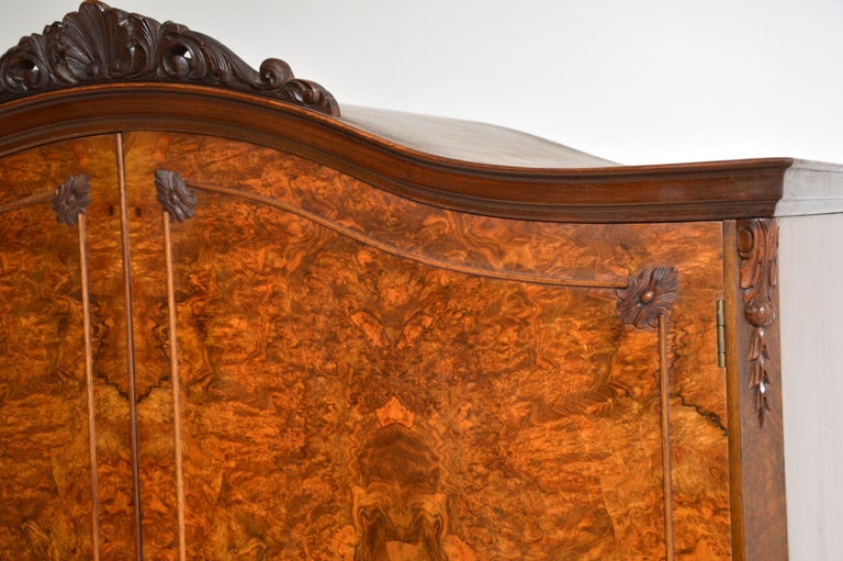 Antique Queen Anne Style Burr Walnut Wardrobe at 1stDibs | queen anne ...