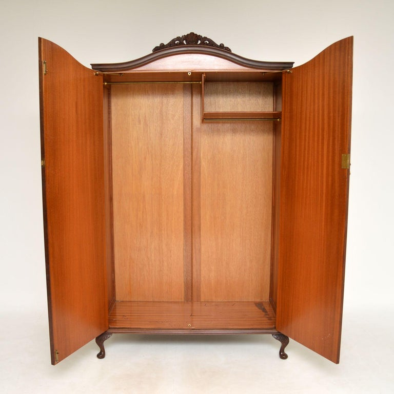 Antique Queen Anne Style Burr Walnut Wardrobe at 1stDibs | queen anne ...
