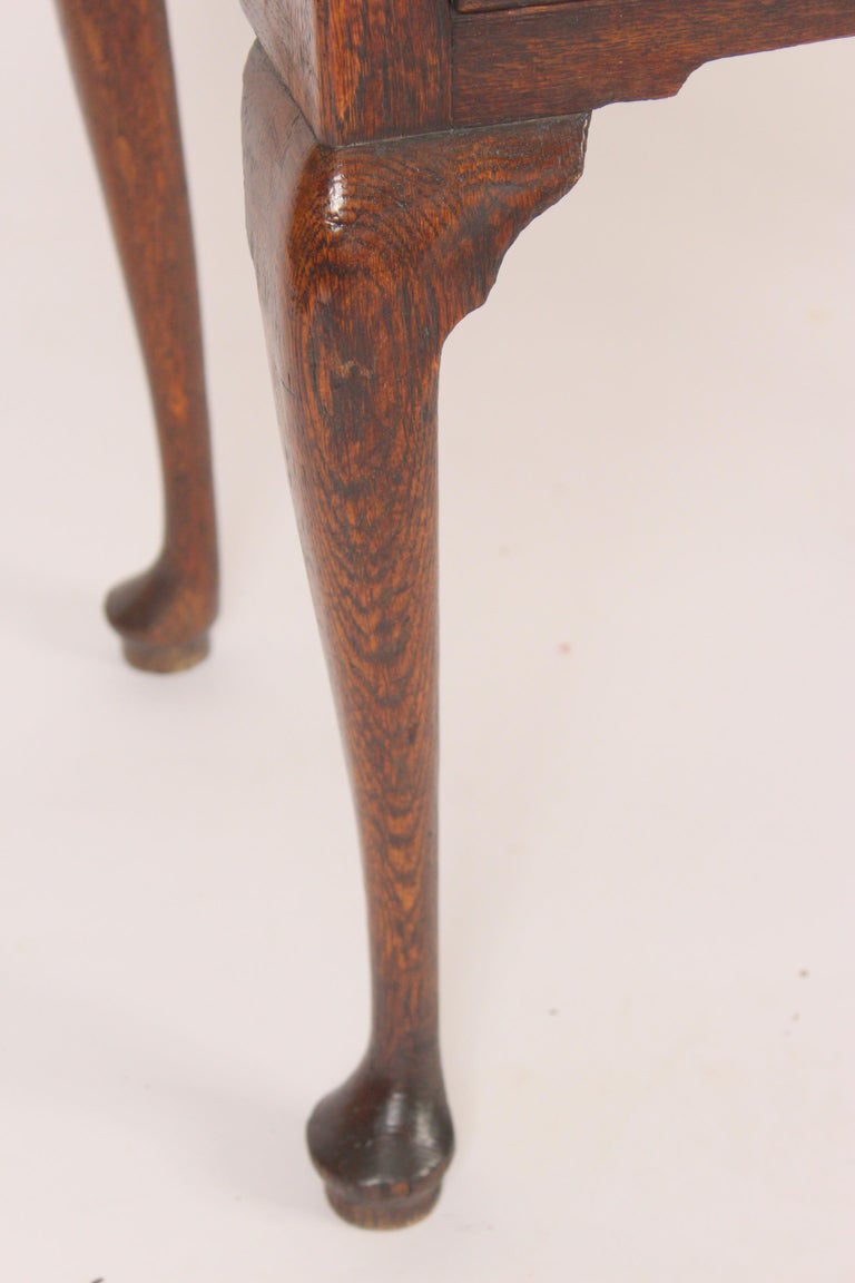 Antique Queen Anne Style Oak Lowboy For Sale at 1stDibs | queen anne ...