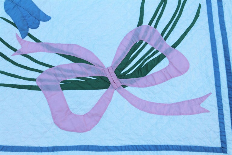 Antique Quilt, Applique Quilt, ll at 1stDibs