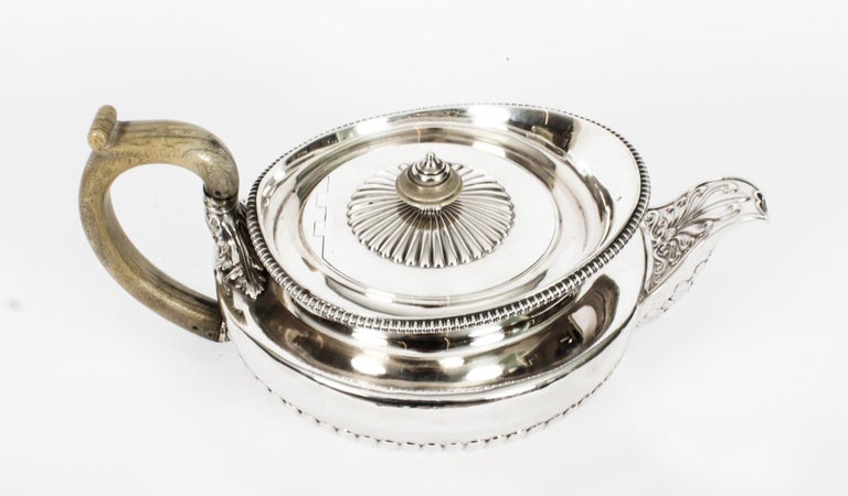 Antique Rare Georgian Sterling Silver Teapot by Paul Storr 1817, 19th ...