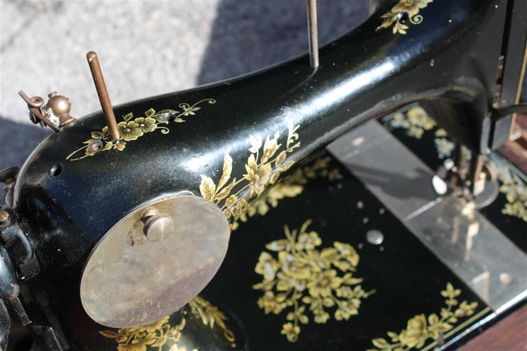 Antique Rare German Travel Sewing Machine Lewenstein 1890 at 1stDibs