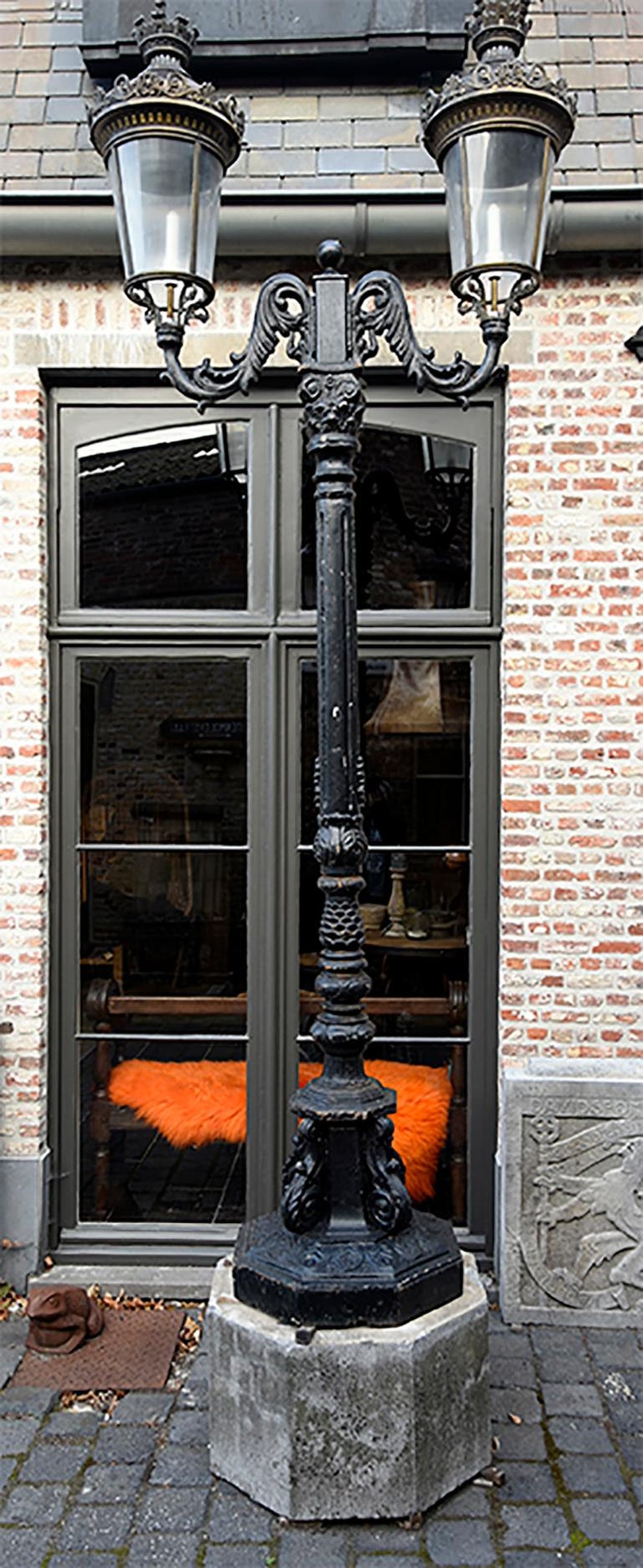 Antique Reclaimed Set of Lamp Posts / Lanterns from the 19th Century at ...