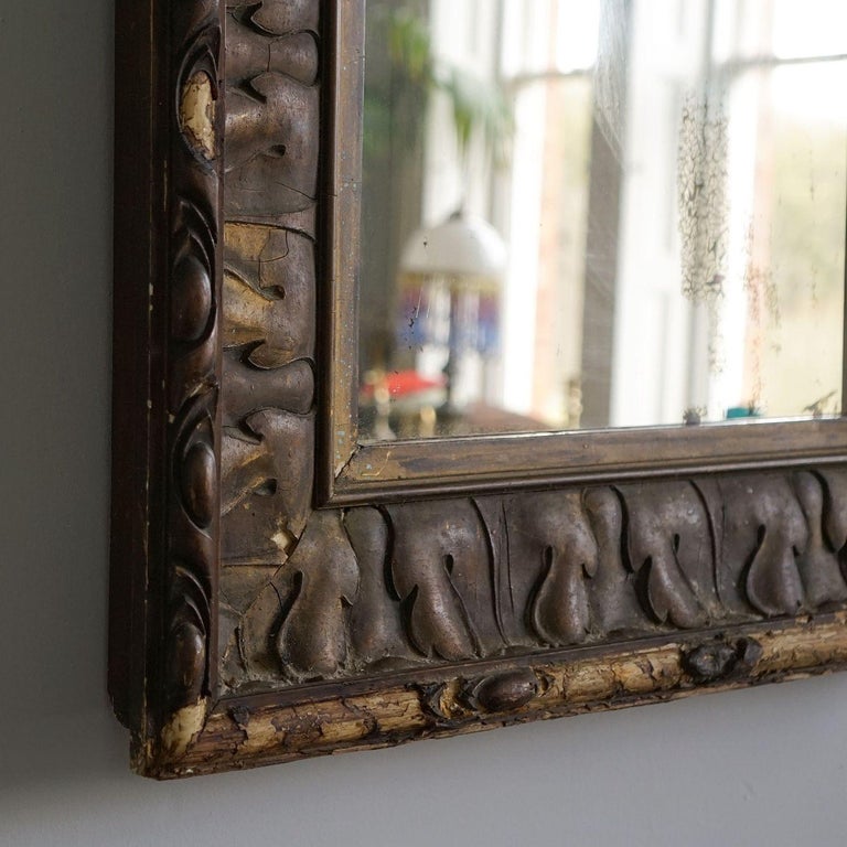 Antique Rectangular Gilt Acanthus Leaf Wall Mirror, 19th Century For ...