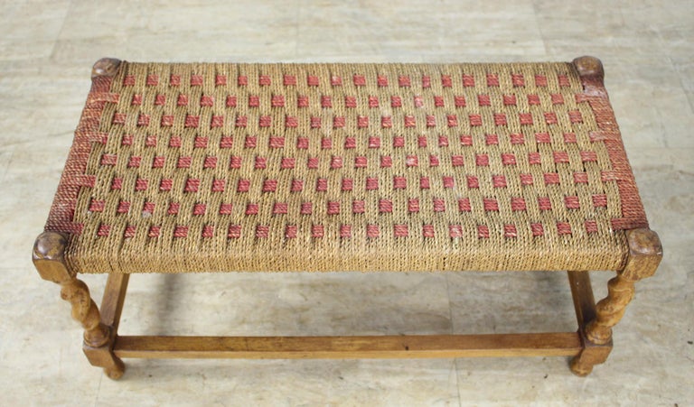 Antique Red String Stool at 1stDibs | long red string in stool, small ...