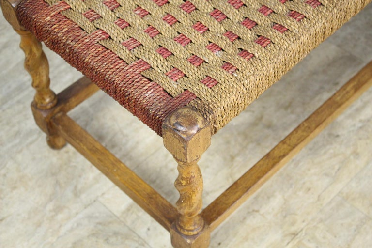 Antique Red String Stool at 1stDibs | long red string in stool, small ...