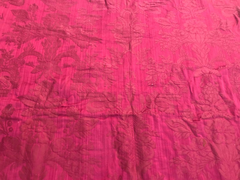 Antique Red Tablecloth For Sale at 1stDibs
