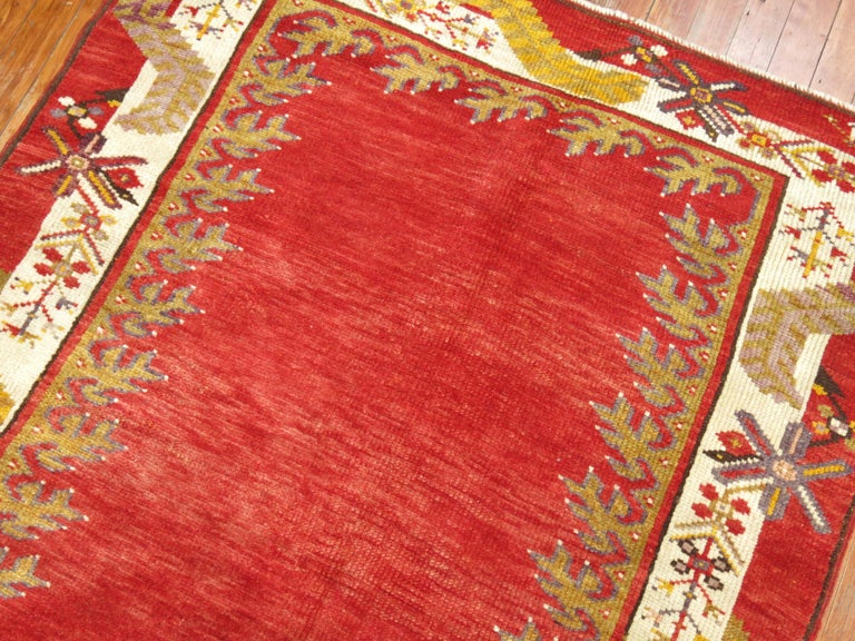 Antique Red Turkish Runner For Sale at 1stDibs