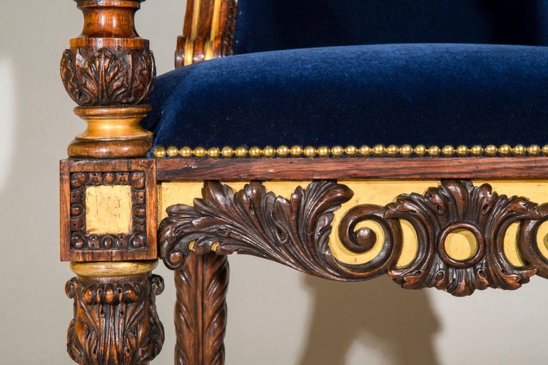 Antique Regency Carved and Gilded Desk Armchair, Circa 1825 For Sale at ...