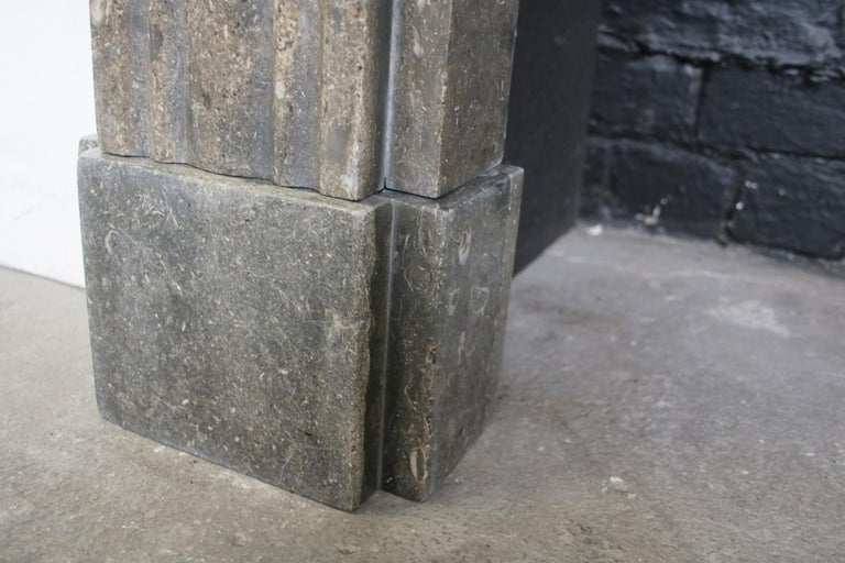 Antique Regency Fossil Marble Fire Surround For Sale at 1stDibs