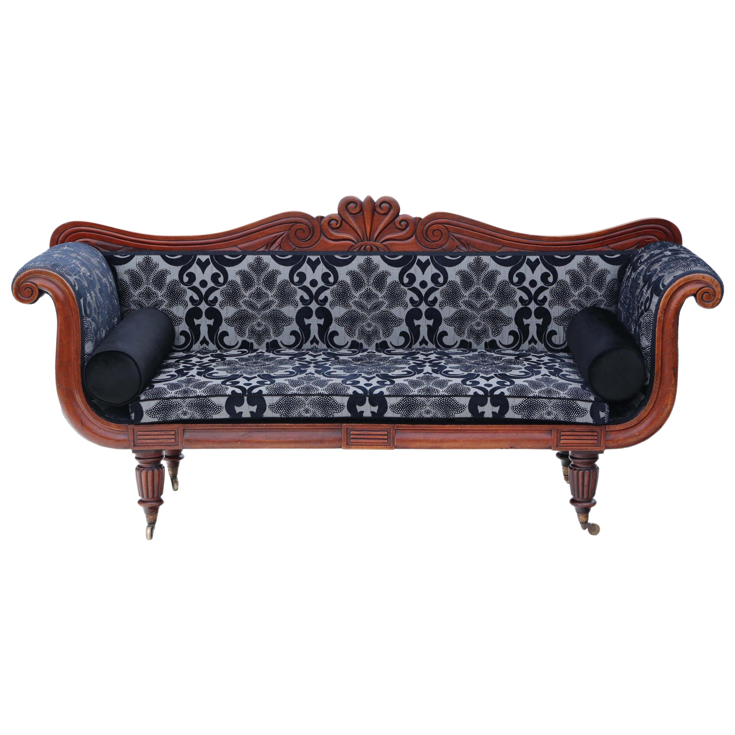 Antique Scroll Arm Sofa | Baci Living Room