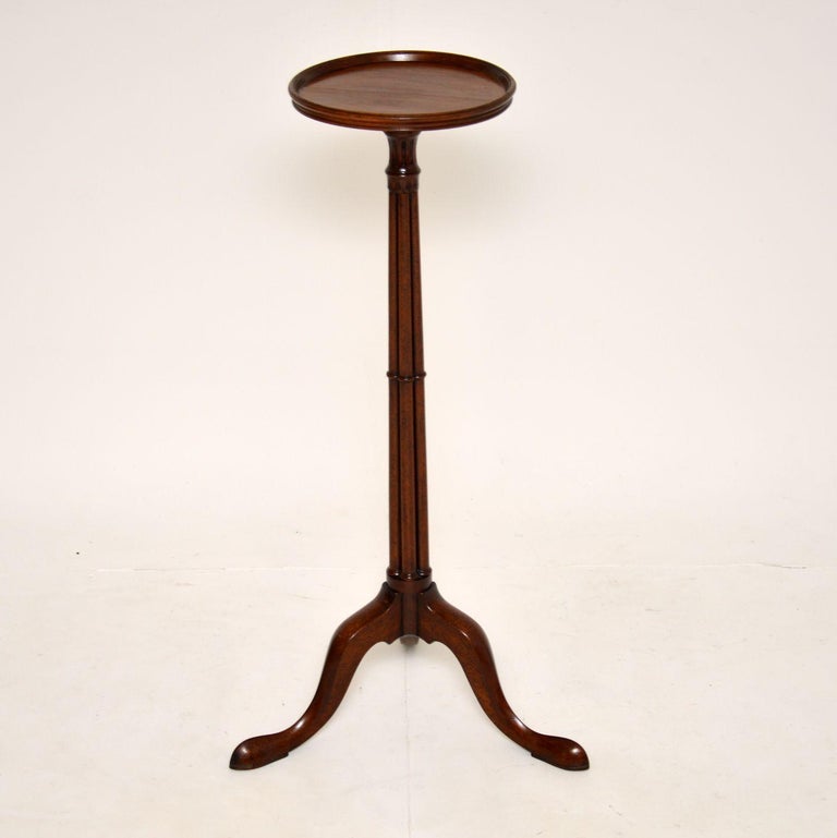 Antique Regency Side / Torchere Table For Sale at 1stDibs