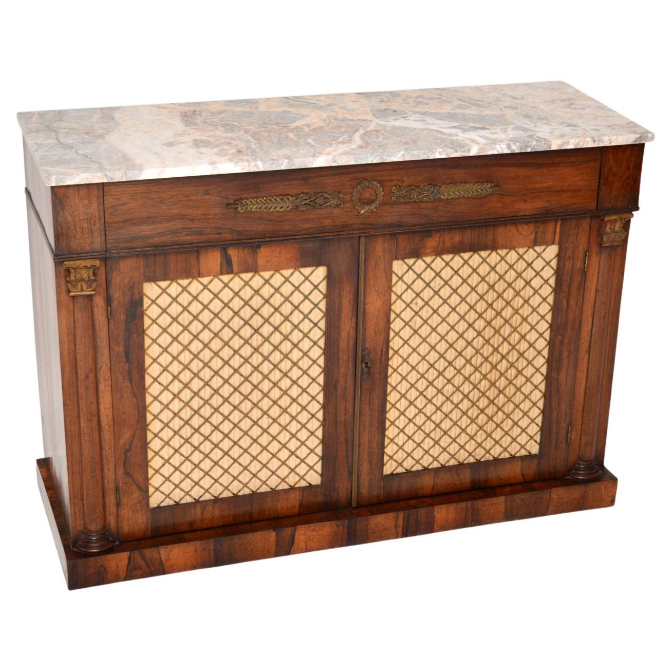 French Marble Top Sideboard at 1stDibs